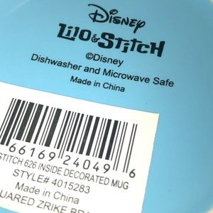 Disney | Dining | Disney Lilo Stitch Stitch 626 Ceramic Mug New | Poshmark